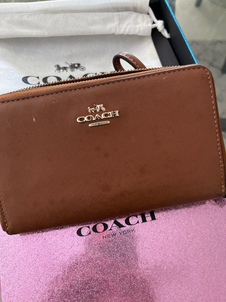 Authentic Coach Wallet, Luxury, Bags & Wallets on Carousell