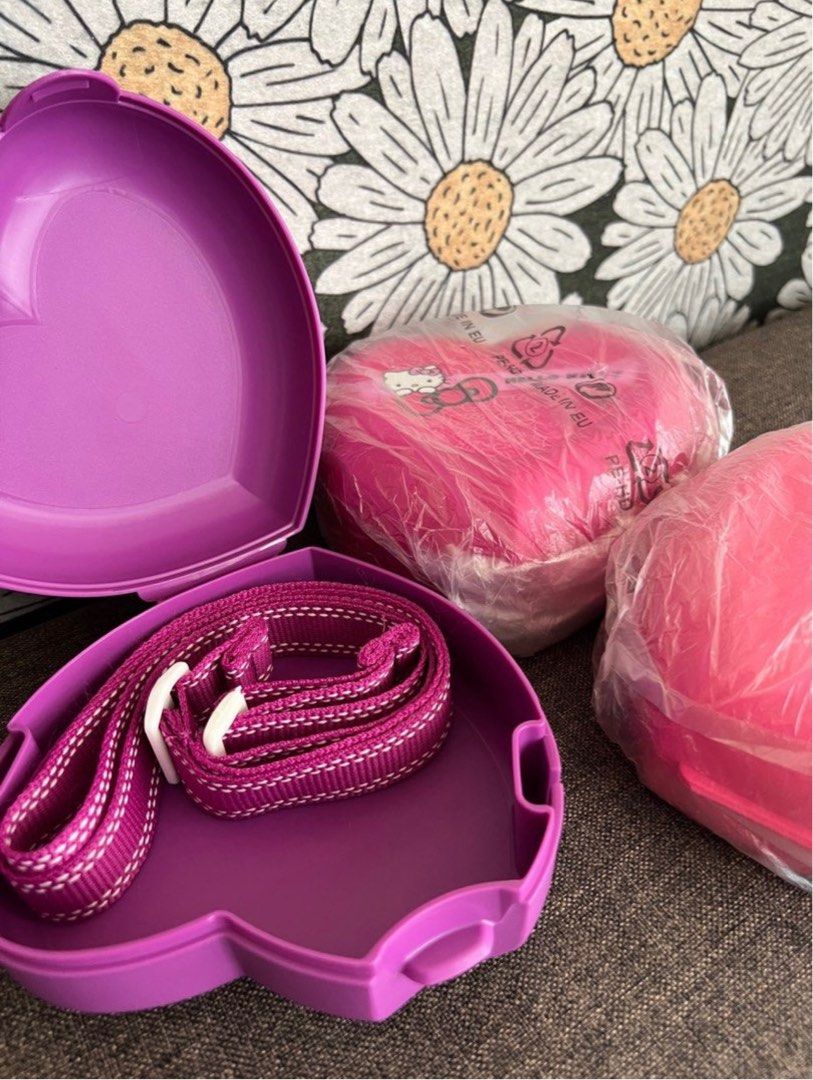 Authentic Tupperware Heart Keeper (Hello Kitty), Babies & Kids, Babies ...