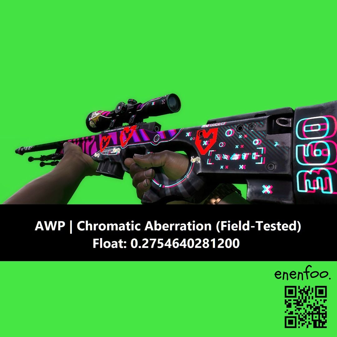 AWP CHROMATIC ABERRATION FT FIELD TESTED CSGO SKINS KNIFE ITEMS CS2 ...