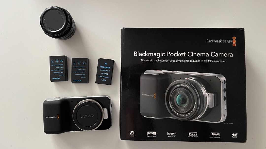Backmagic Pocket Cinema Camera (Bmpcc OG), 攝影器材, 攝錄機 - Carousell