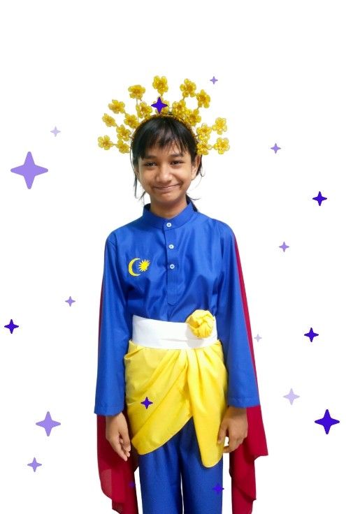 Baju Merdeka Puteri Perak All Set, Babies & Kids, Babies & Kids Fashion ...