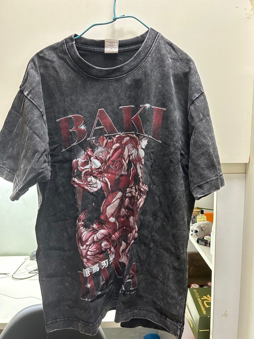 Baki Shirt, Men's Fashion, Tops & Sets, Tshirts & Polo Shirts on Carousell