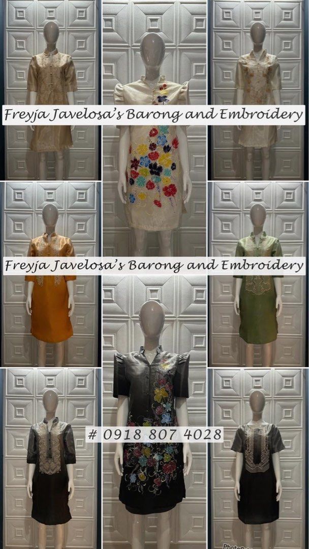 Barong Tagalog Coat Ladies Barong Filipiniana Bolero Dress Company ...