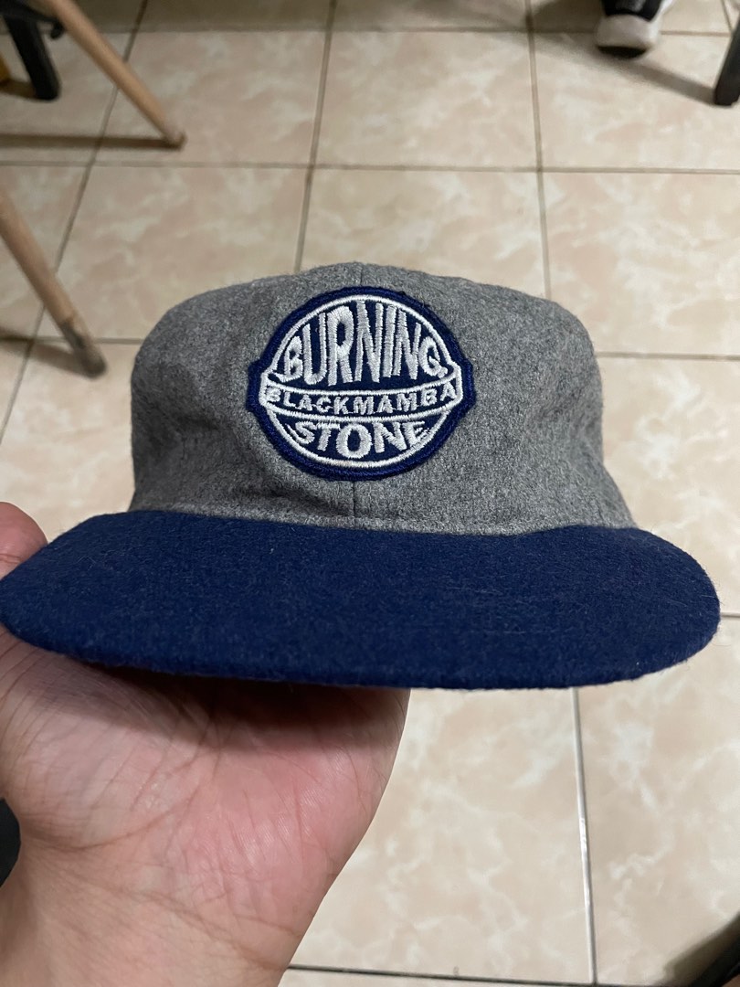 Black Mamba Wool Leather Strap Cap on Carousell