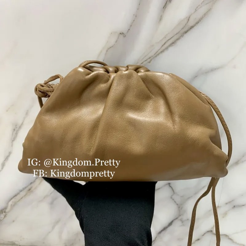 Bottega Veneta BV Mini Cloud Crossbody Pouch Clutch in Brown Pre-order ...