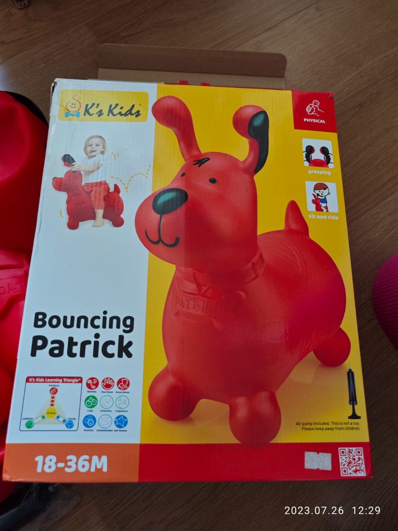 Bouncing Patrick, 興趣及遊戲, 玩具 & 遊戲類 - Carousell
