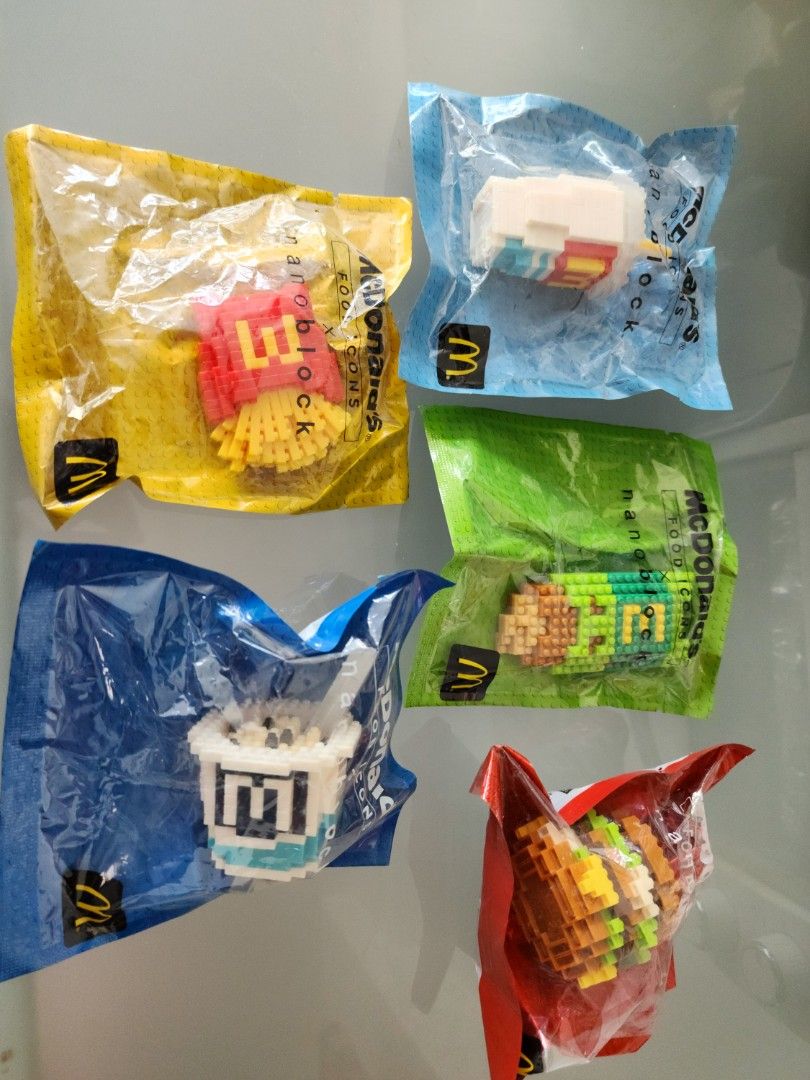 McDonald's Nanoblock Food Icons, Hobbies & Toys, Memorabilia & Collectibles, Fan Merchandise on ...