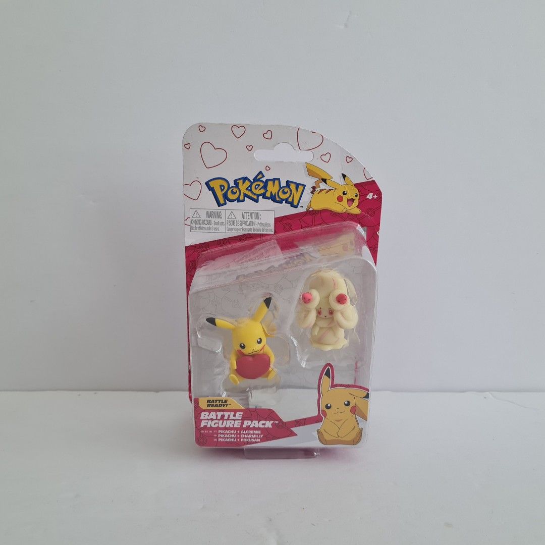 [Brand New] Nintendo Pokemon Pikachu + Alcremie Valentine Battle Figure ...
