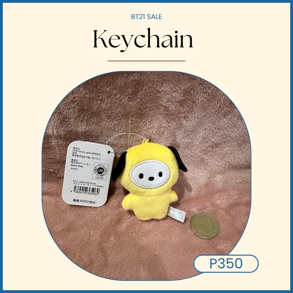 BT21 Chimmy Keychain, Hobbies & Toys, Memorabilia & Collectibles, K ...
