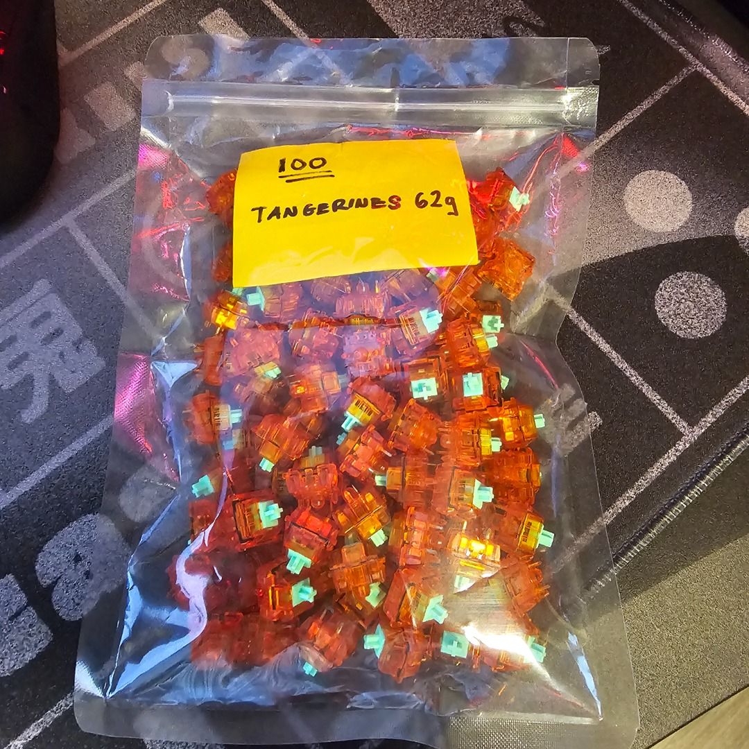 C3 Tangerine Switches V2, Computers & Tech, Parts & Accessories ...