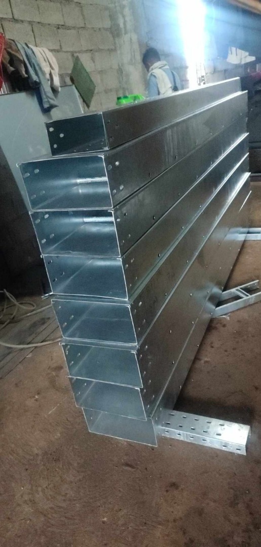 Cable Tray - Solid wireway type made in GI sheet 2.0mm, Commercial ...