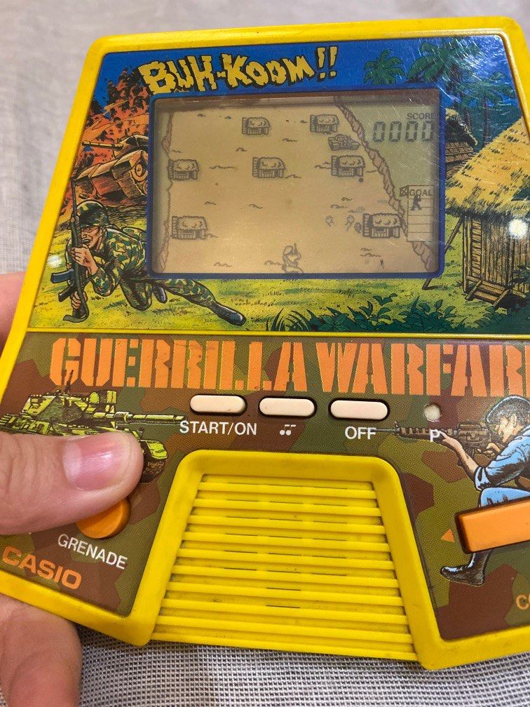 Casio game vintage Guerilla Warfare 1987 CG-410 works, Video Gaming ...