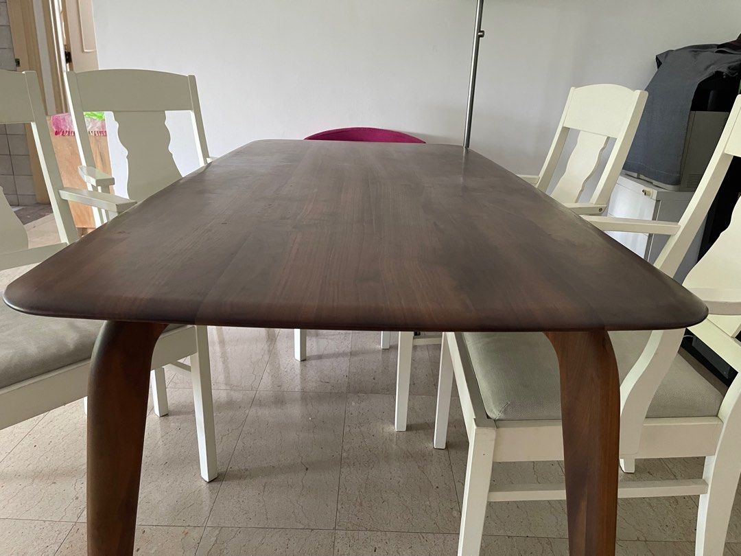 Castlery Solid wood dining table, Furniture & Home Living, Furniture ...