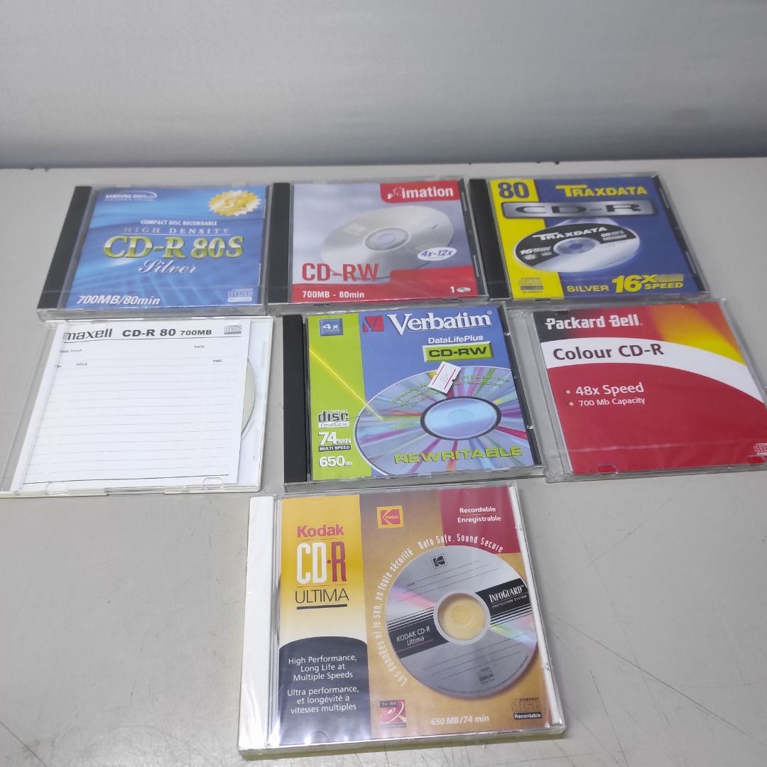 CD R & CD RW with slim and jewel case 39 to 99 15 on Carousell