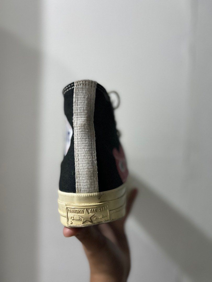 Converse CDG High-cut Black on Carousell