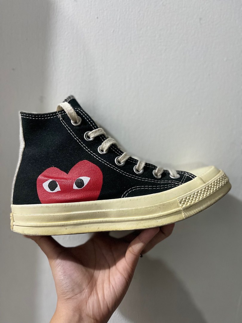 Converse CDG High-cut Black on Carousell