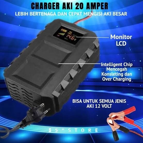 Charger aki mobil 12V 20A on Carousell
