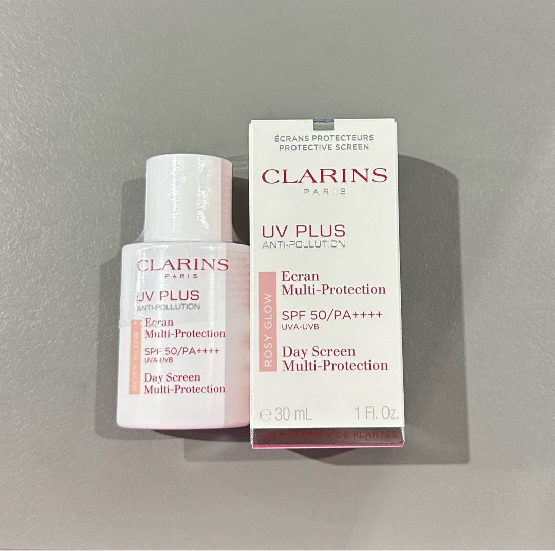Clarins UV Plus Day Screen Multi-Protection SPF50/PA++++30ML#Rosy Glow ...