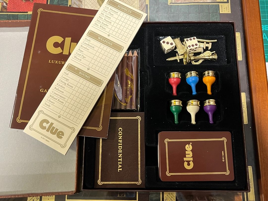 Clue - Luxury Edition, Hobbies & Toys, Toys & Games on Carousell