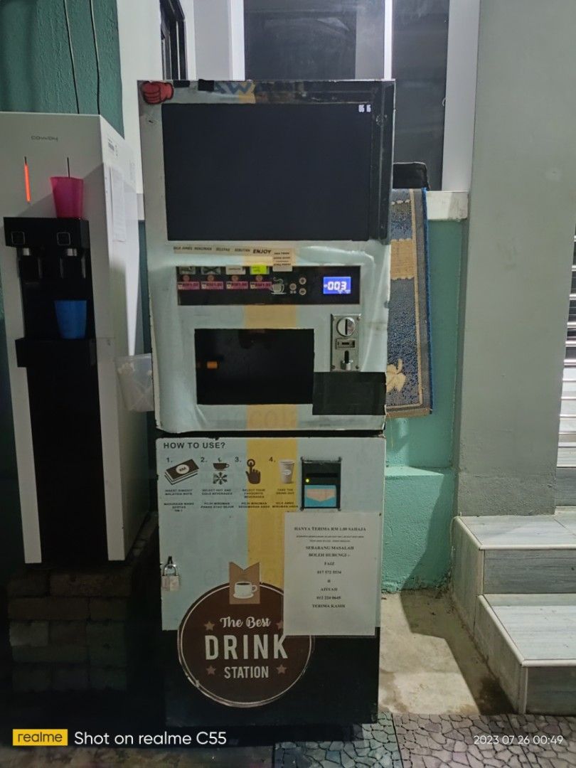 Coffe Vending machine kenshou, TV & Home Appliances, Kitchen Appliances ...