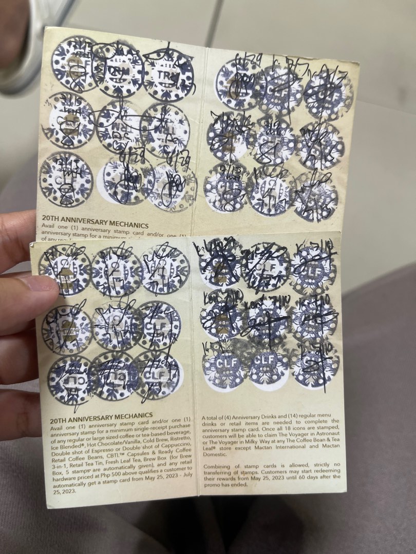 Coffee bean Stamps on Carousell