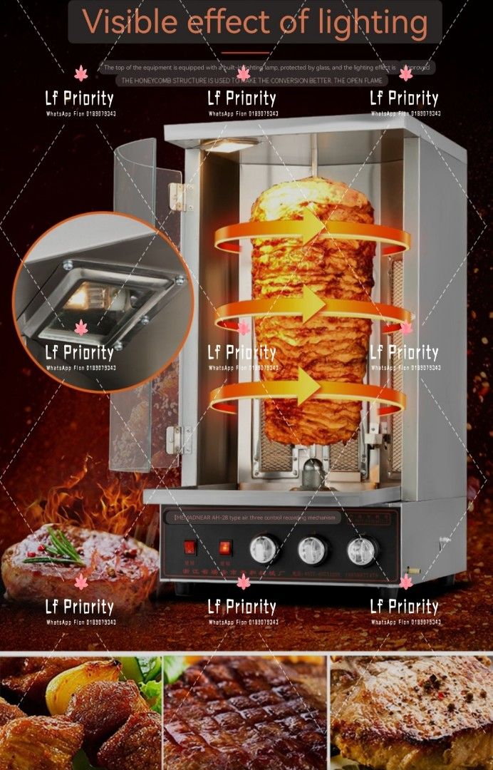 Commercial gas Türkiye, Brazilian barbecue machine automatic rotating ...