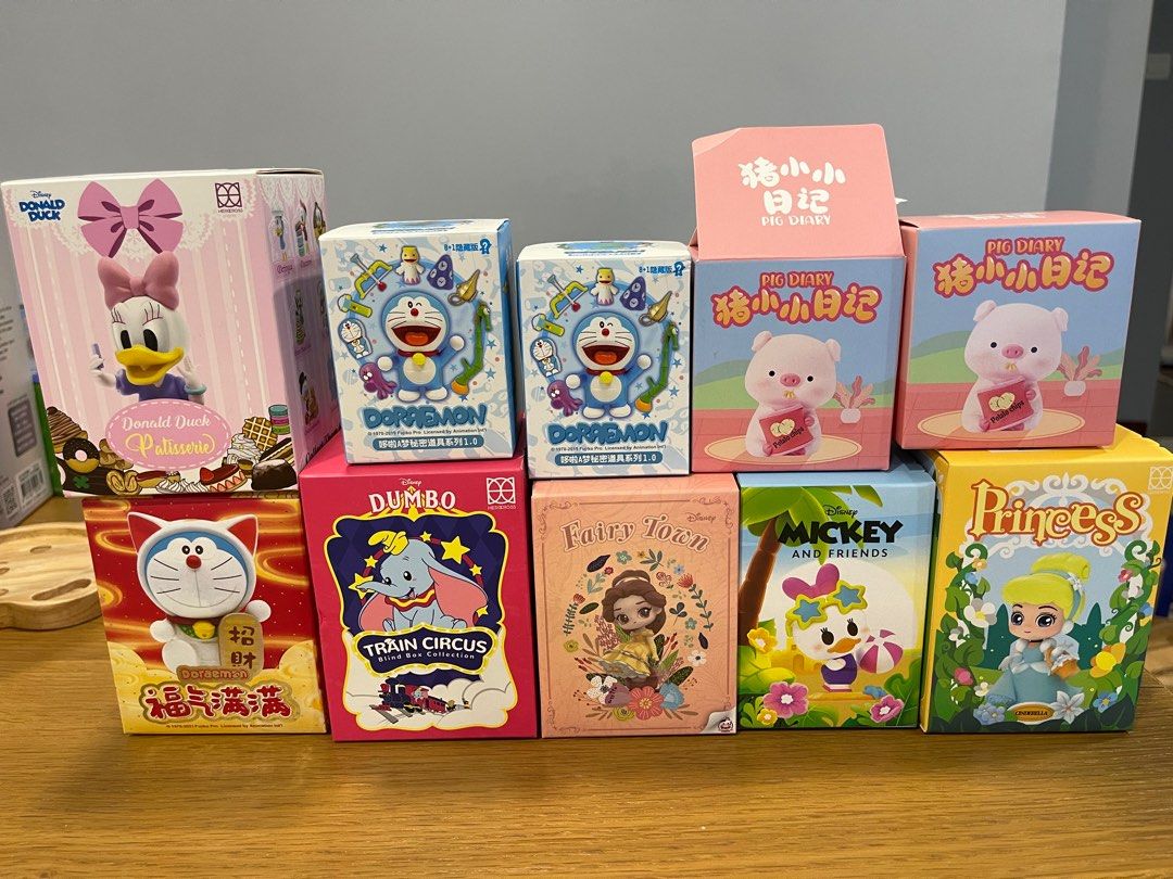 CPCM Tsum Tsum Sofubi CNY Gold (Minnie, Mickey, Lotso) ,Pig Diary ...