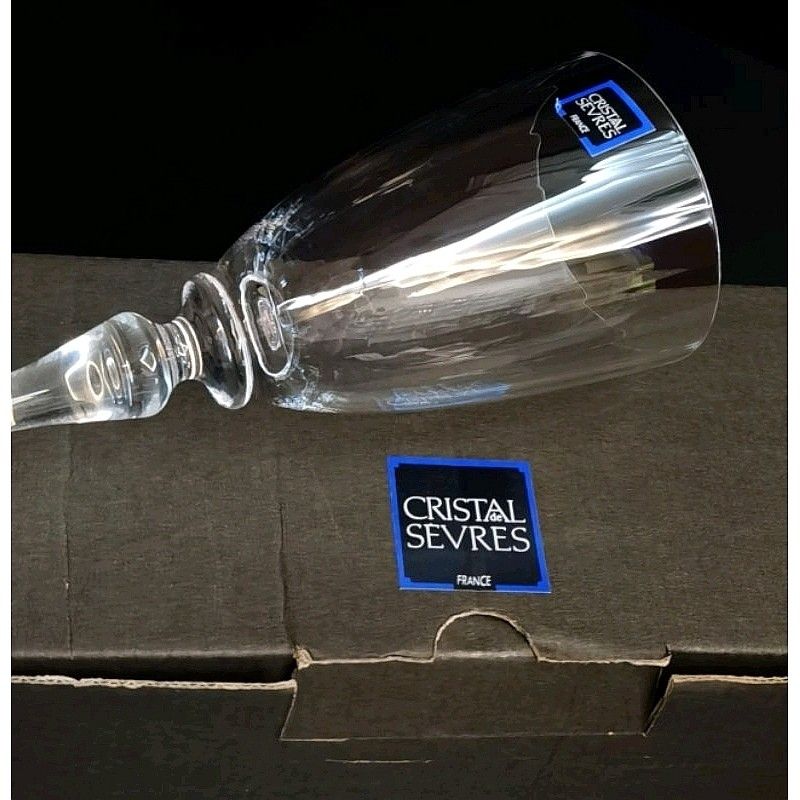 Cristal de Sevres 🇫🇷 Made in France IRIS White Wine Crystal Glass in ...