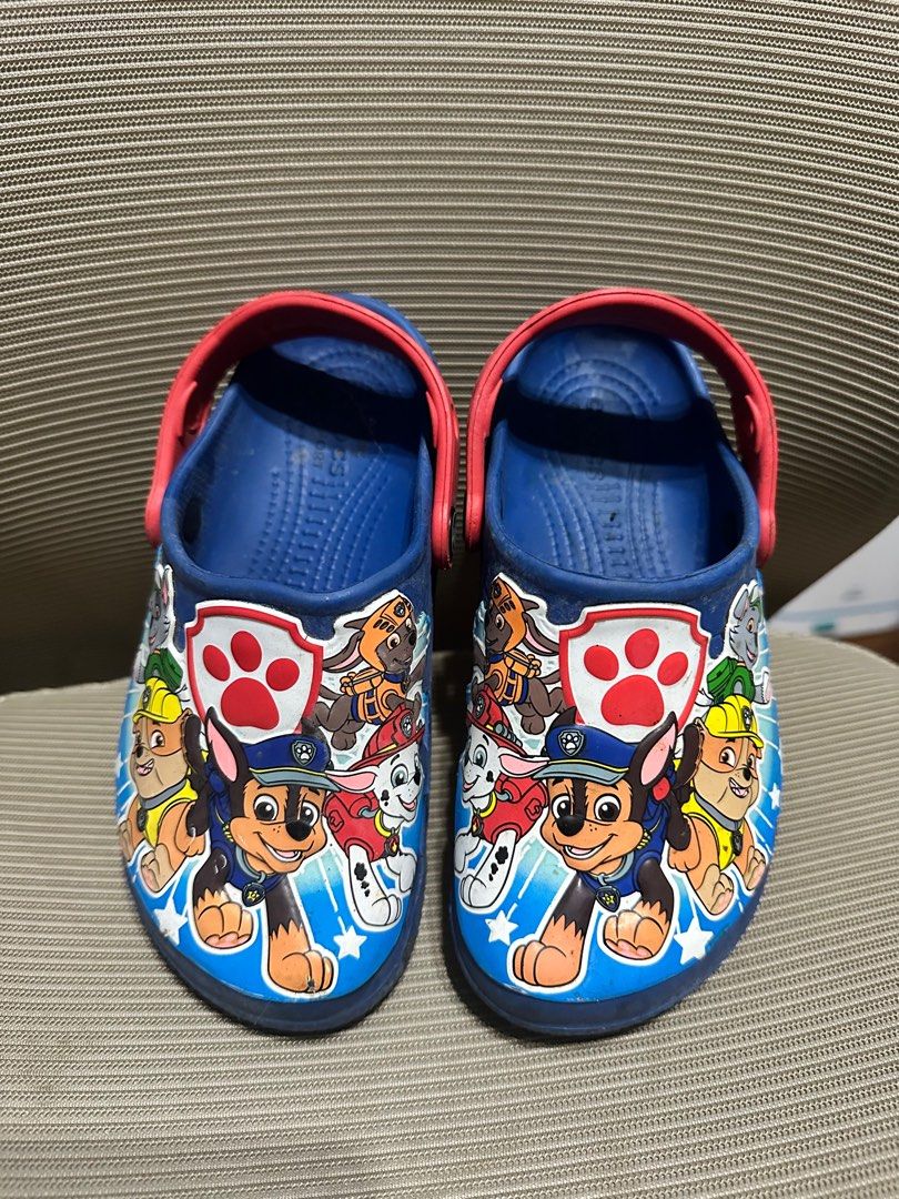 Crocs paw patrol c13, Babies & Kids, Babies & Kids Fashion on Carousell