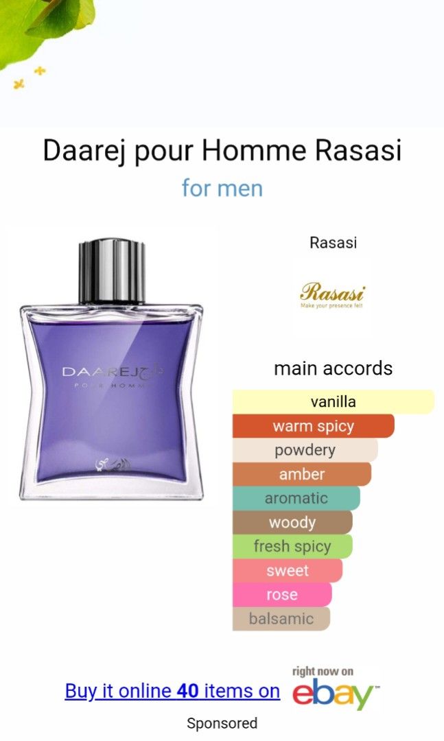 Daarej Pour Homme 100ml by RASASI Original Tester Eropa (NEW FULL BOX ...