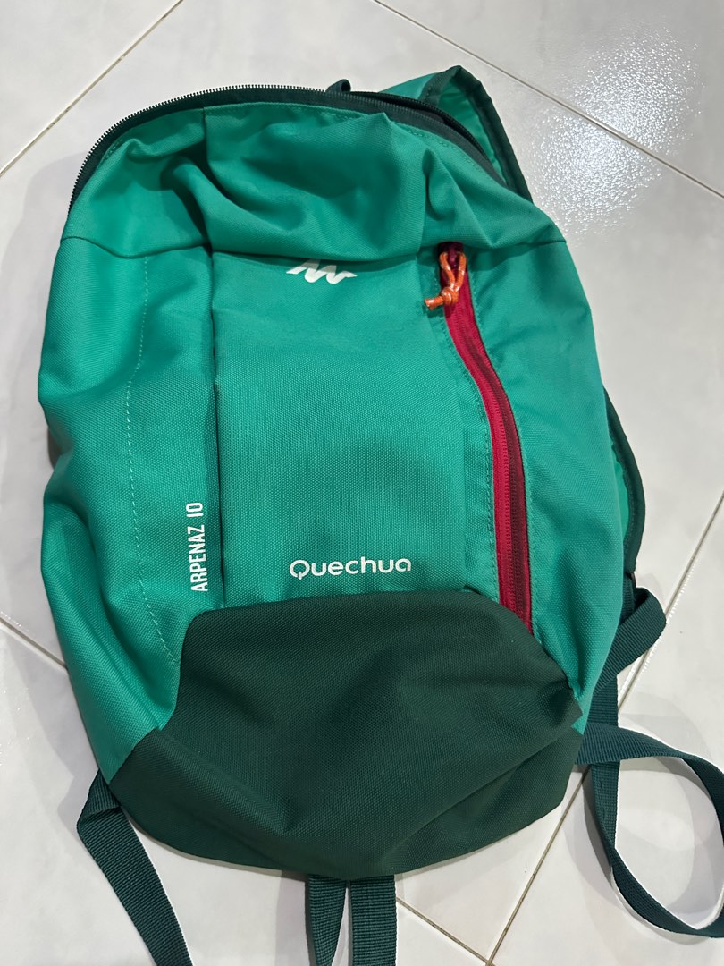 FREE decathlon quechua mini green and pink backpack, Men's Fashion ...