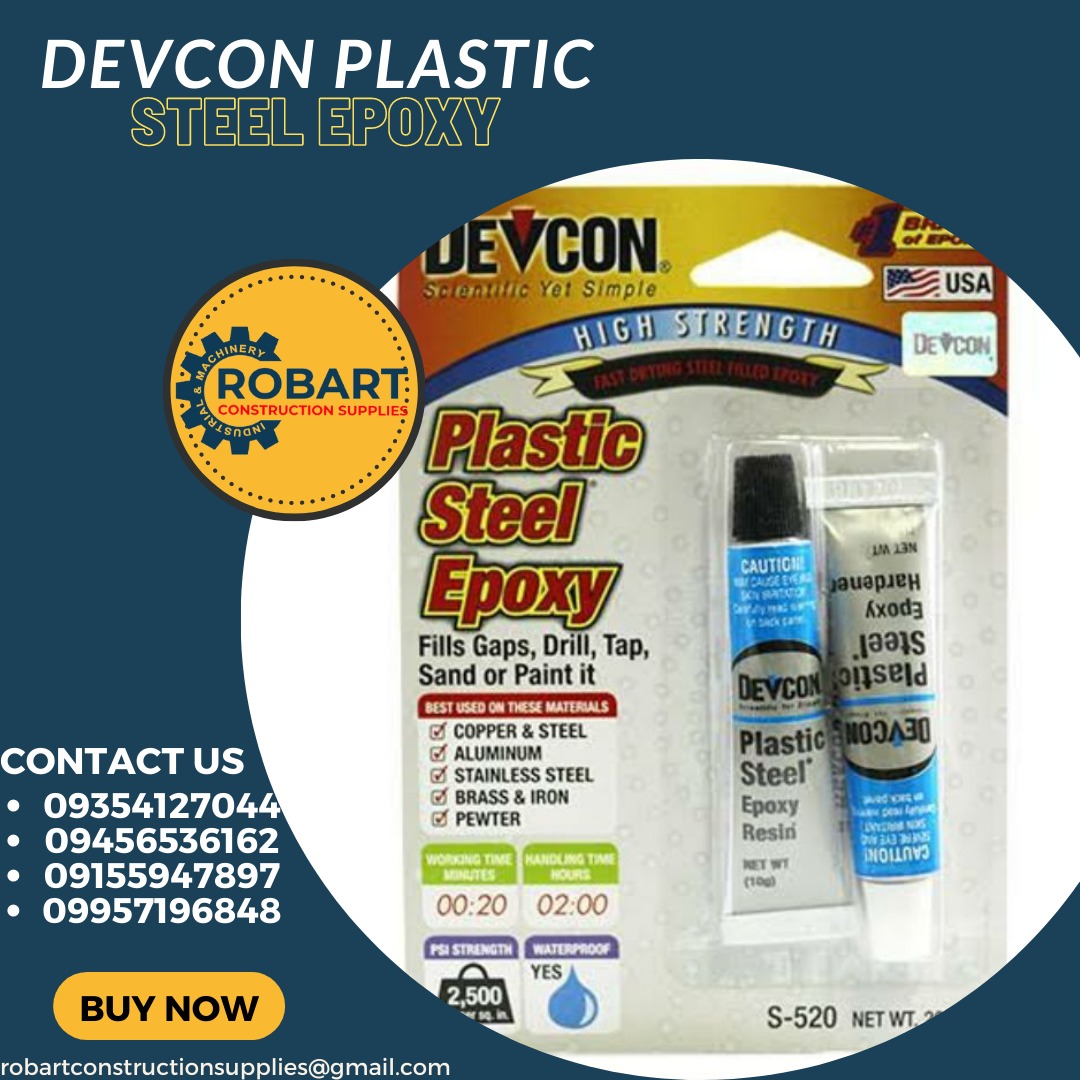 DEVCON PLASTIC STEEL EPOXY, Commercial & Industrial, Construction Tools ...
