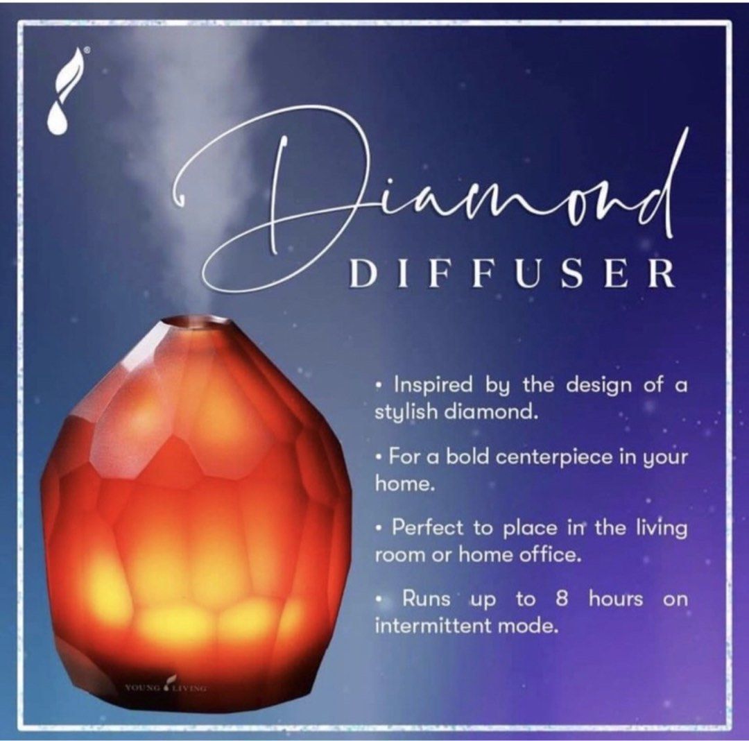 Dewdrop diffuser young living, Furniture & Home Living, Home Fragrance ...