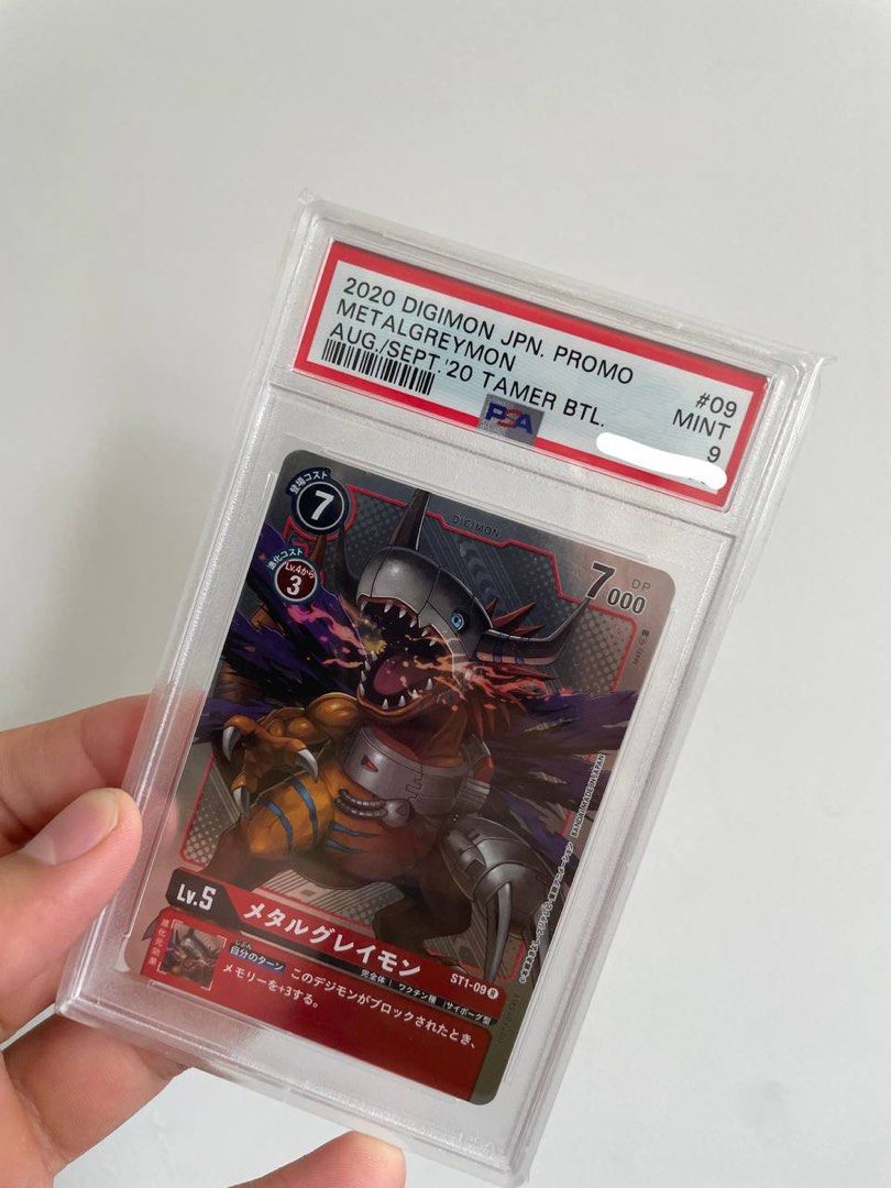 Digimon MetalWarGreymon PSA 10, Hobbies & Toys, Toys & Games on Carousell