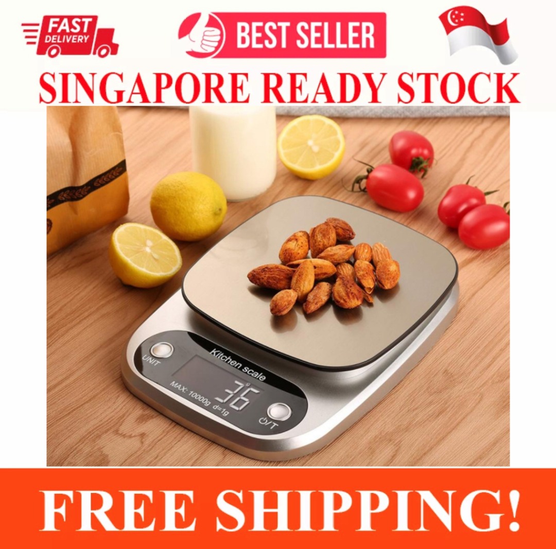 DIGITAL KITCHEN SCALE MULTI FUNCTION FOOD WEIGHING SCALE 0.1G TO 5KG ...