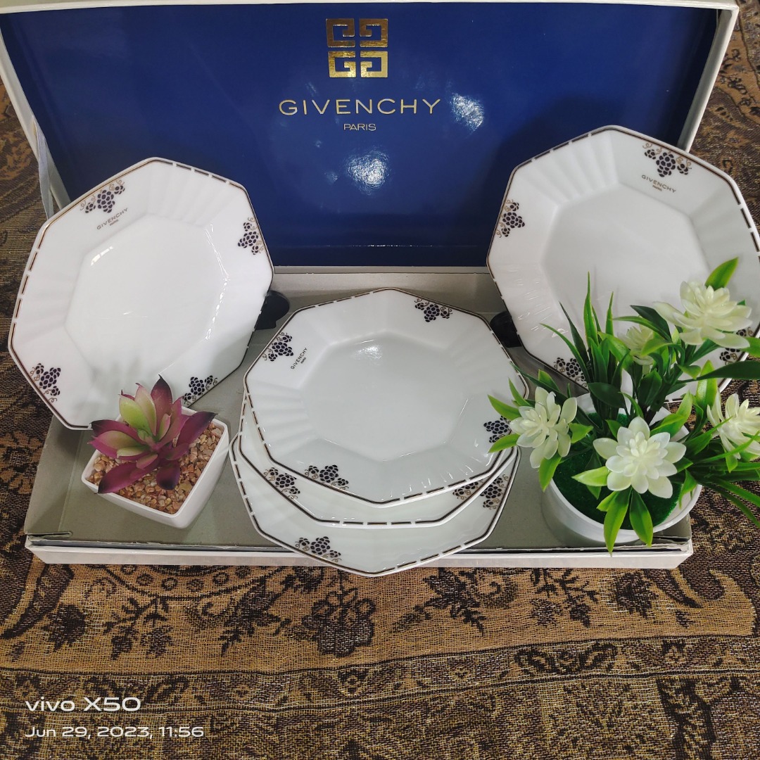 Dinnerware Octagon Cake Plates, Furniture & Home Living, Kitchenware ...