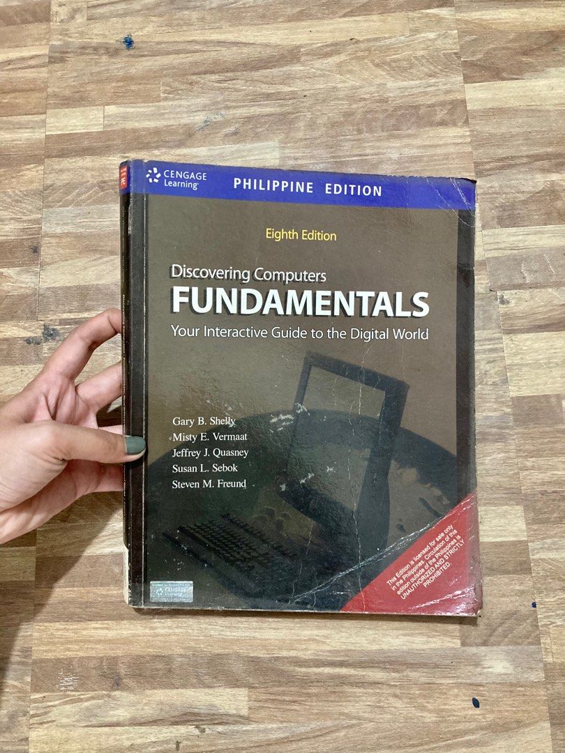 Discovering Computer Fundamentals (8th edition) Shelly, Vermaat, Quasney, Sebok, and Freund ...
