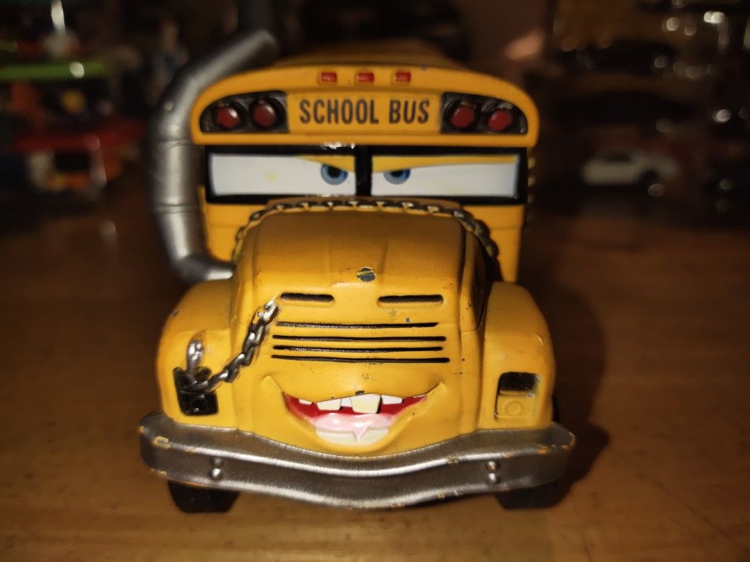 Disney Cars Ms Fritter Bus toy metal diecast, Hobbies & Toys, Toys ...