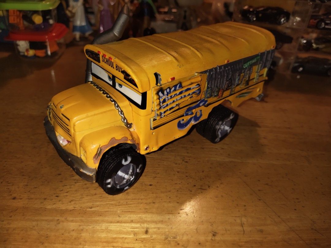 Disney Cars Ms Fritter Bus toy metal diecast, Hobbies & Toys, Toys ...