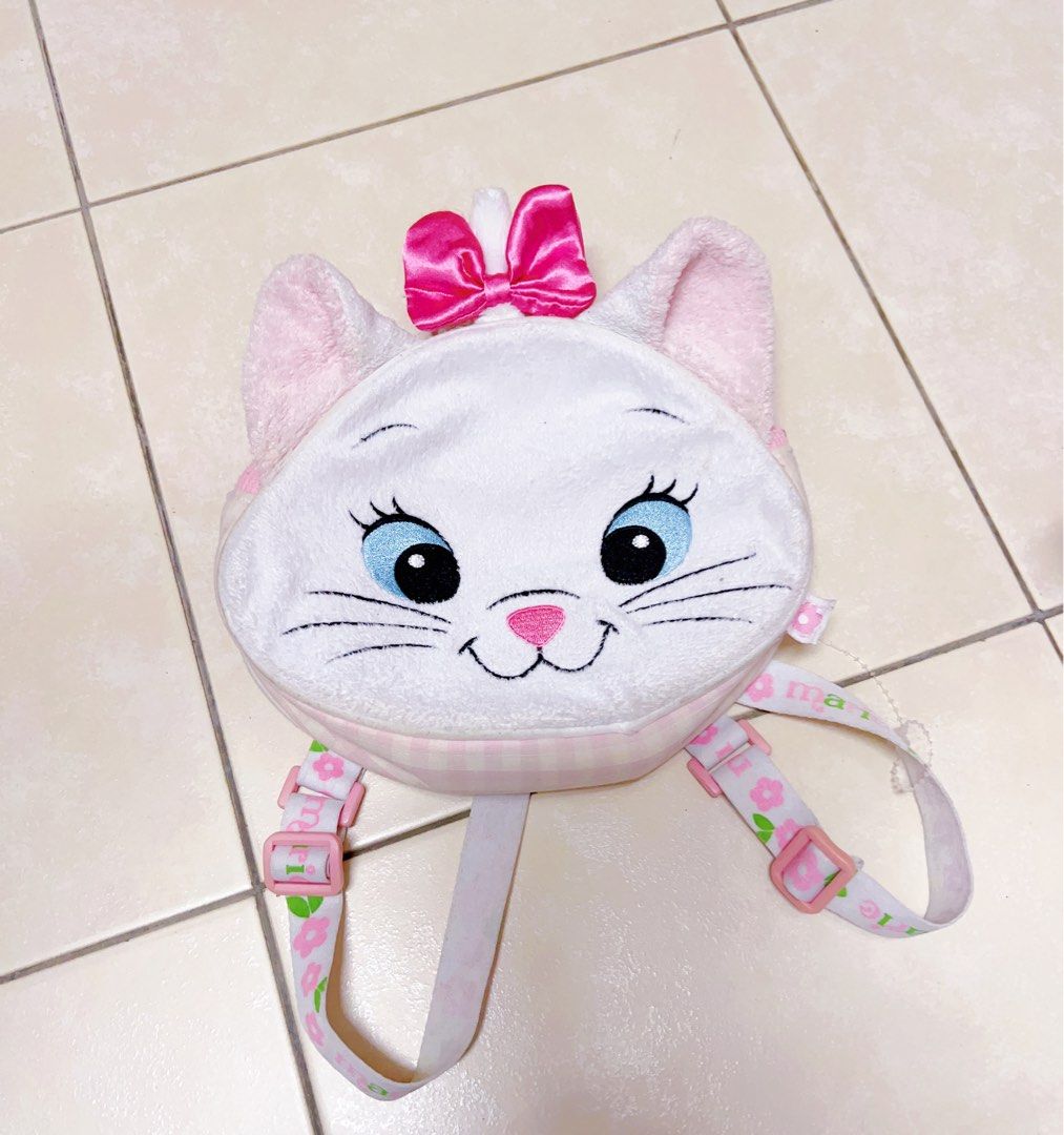 Disney Plush Backpack - Aristocats - Marie, Babies & Kids, Going Out ...