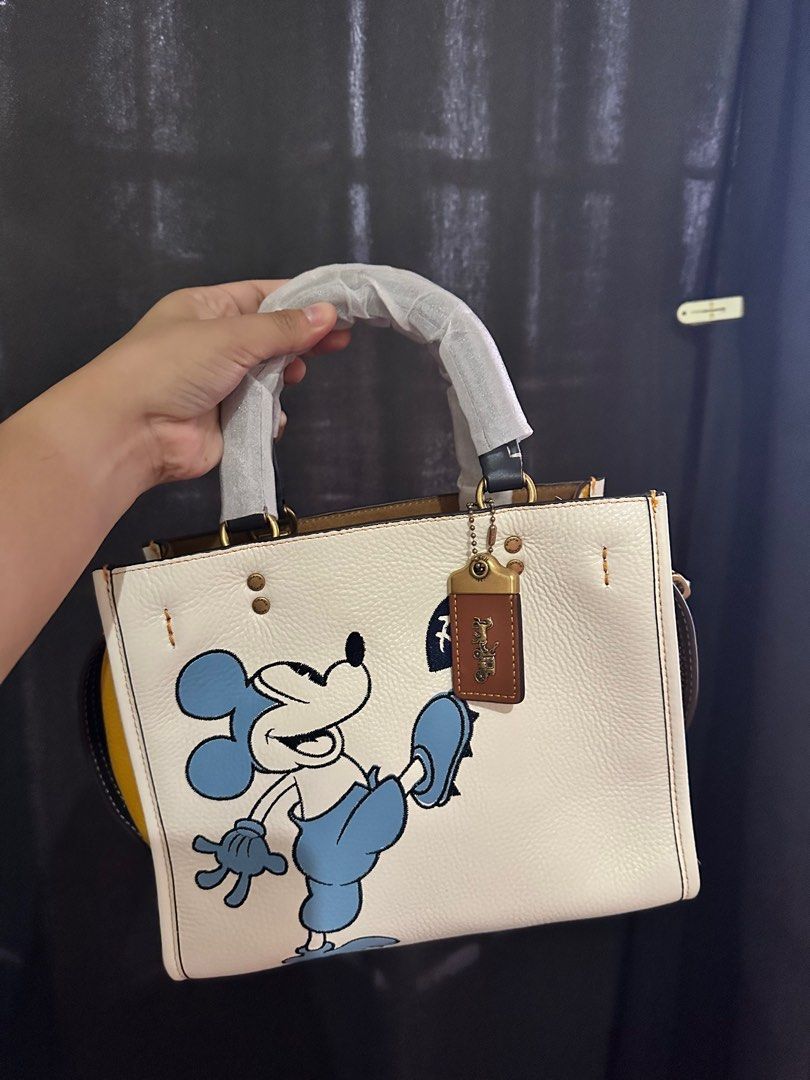 Disney x Coach Rogue 25 with Mickey Mouse on Carousell