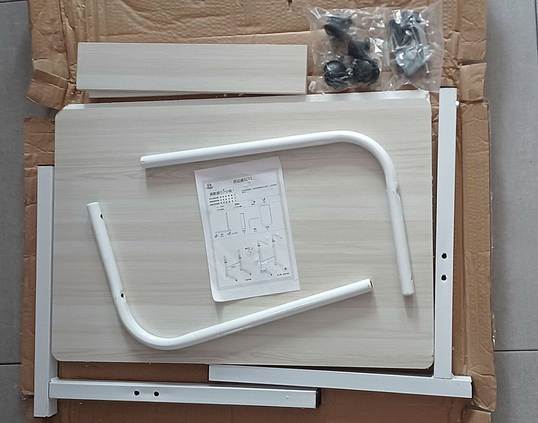 DIY study table on wheels, Furniture & Home Living, Furniture, Tables ...