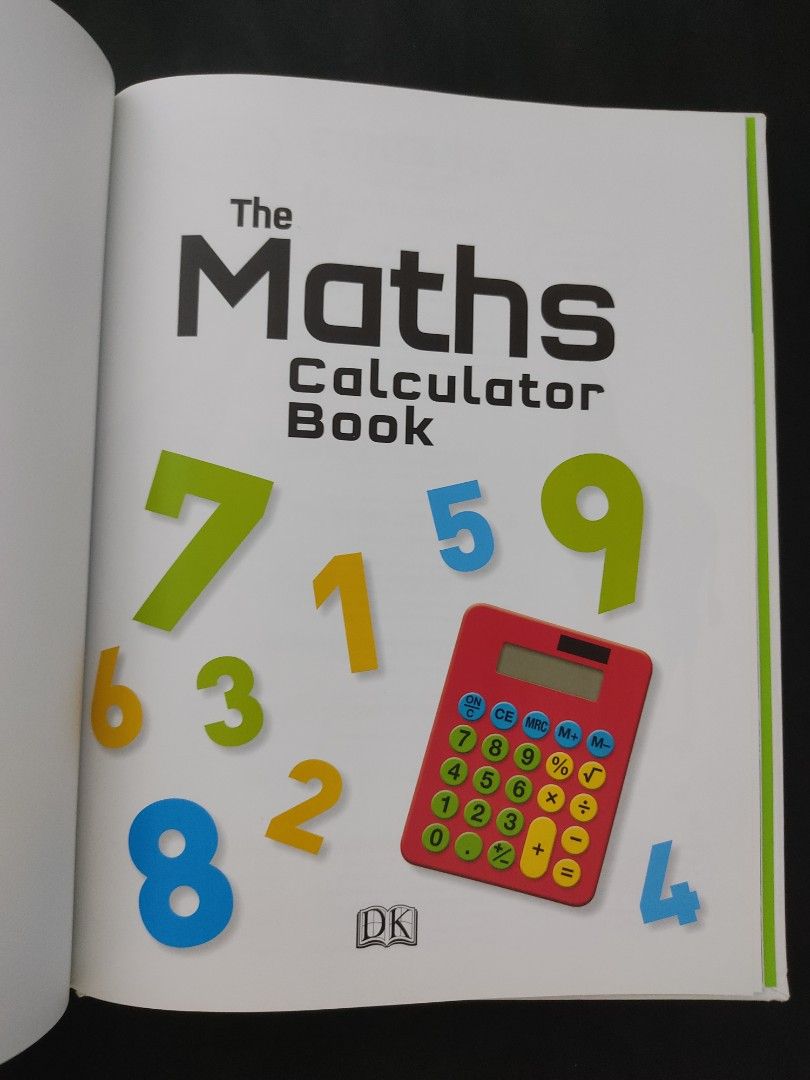 DK Maths Calculator Book (Hardbound w/ Calculator) on Carousell