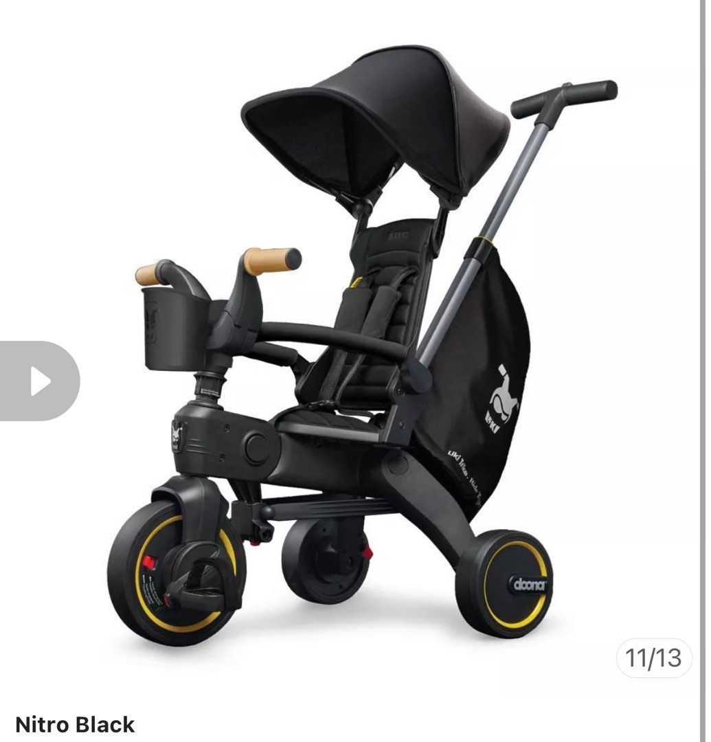 Doona S5 Liki Trike - Nitro Black, Babies & Kids, Going Out, Other Babies Going Out Needs on ...