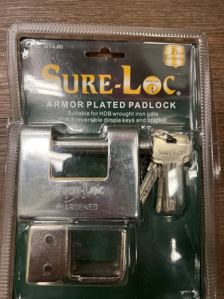 Door lock-Sure Loc, Furniture & Home Living, Security & Locks, Locks ...