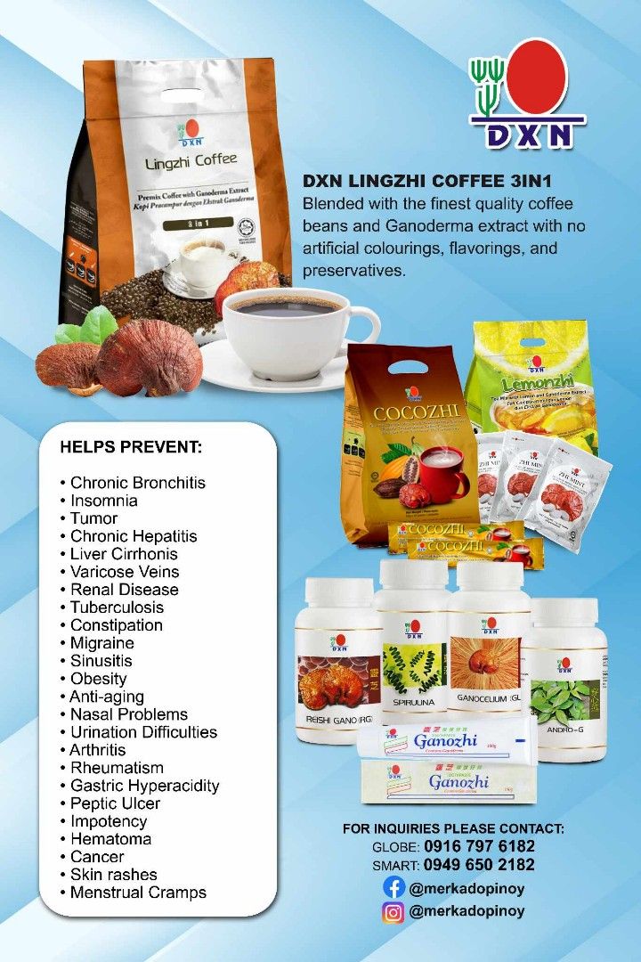 DXN 3in1 Lingzhi Coffee 100% Authentic on Carousell
