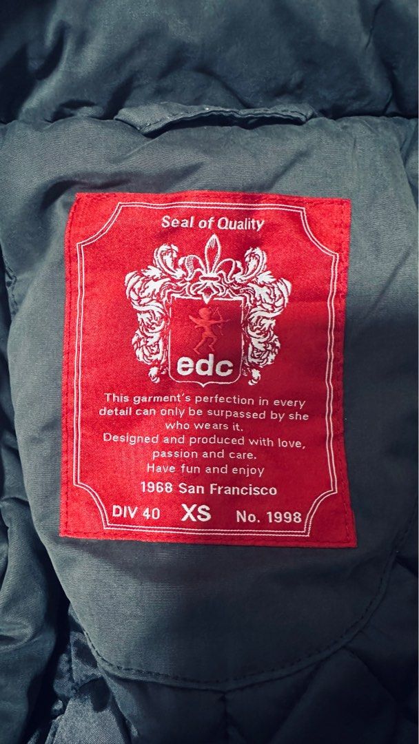 EDC jacket, Women's Fashion, Coats, Jackets and Outerwear on Carousell