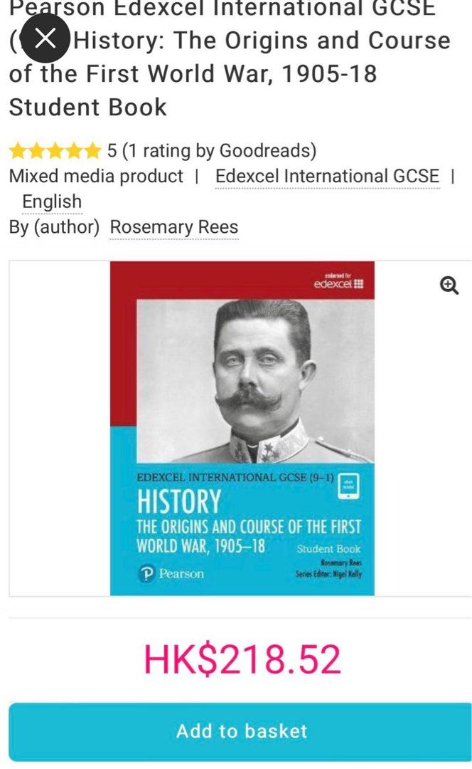 EDEXCEL GCSE 9-1 History textbooks (Cold War & Russia), 興趣及遊戲, 書本 & 文具 ...