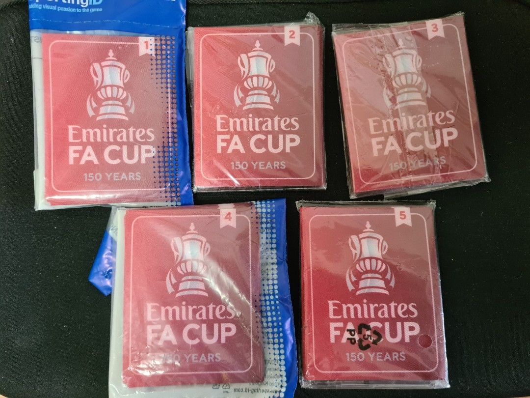 EMIRATES FA CUP 150 YEARS AUTHENTIC ADULT WINNER PATCH, Hobbies & Toys ...