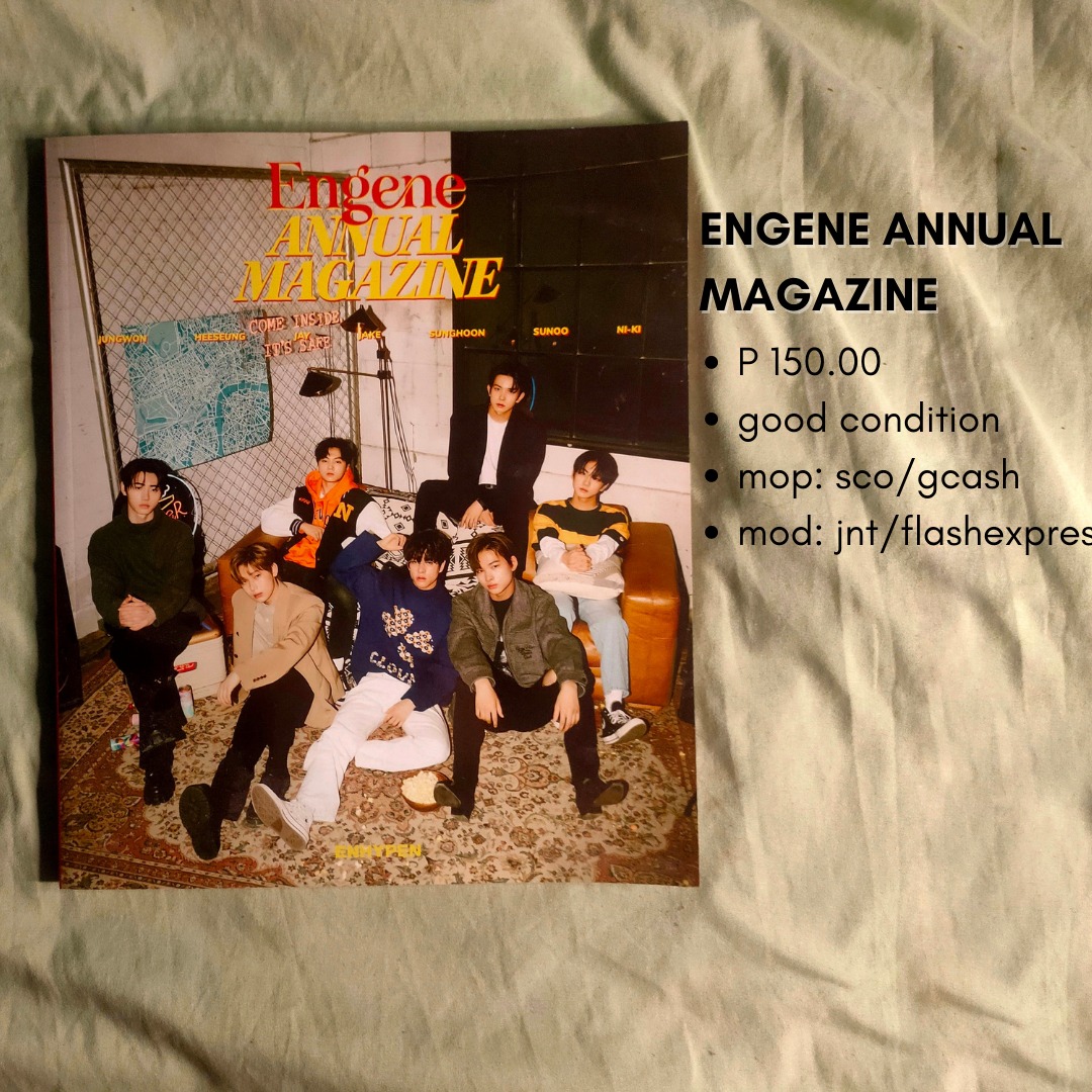 ENHYPEN Engene Annual Magazine on Carousell